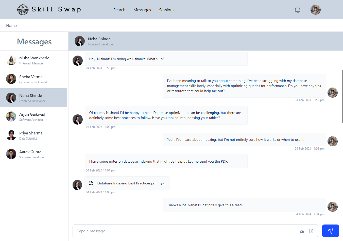 SkillSwap - Empowering growth through Sharing Knowledge