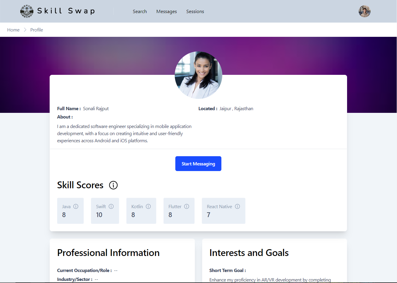 SkillSwap - Empowering growth through Sharing Knowledge